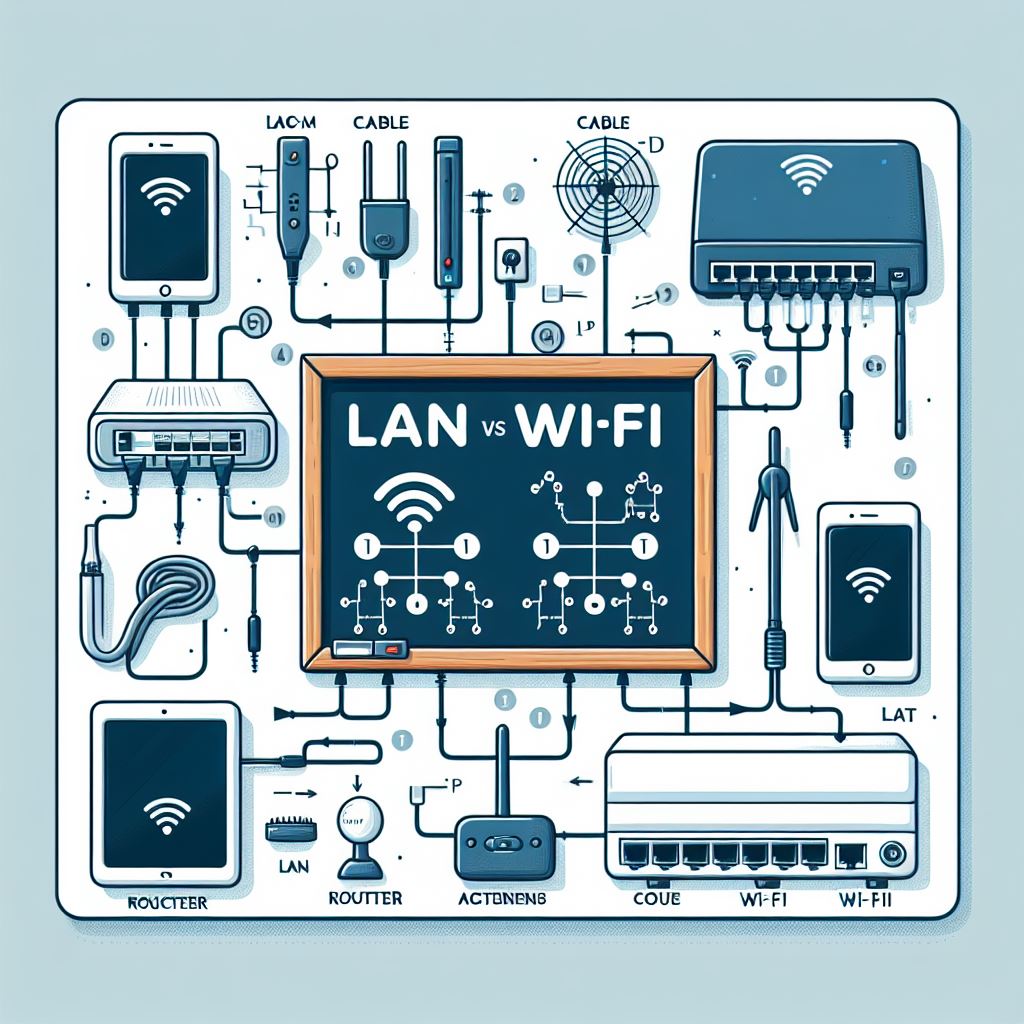 Perbandingan Antara Kabel LAN dan WiFi: Kelebihan dan Kekurangannya ...
